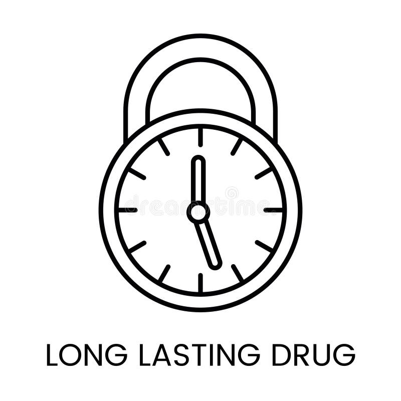 A Clock Integrated into a Padlock, Symbolizing Secure and Prolonged ...