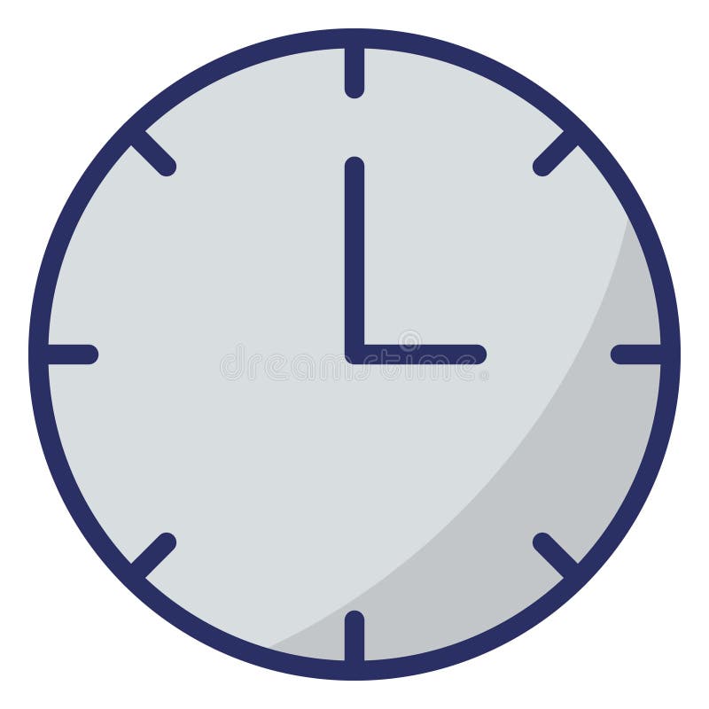 Clock Isolated Isolated Vector Icon Easily Editable Easily Editable ...