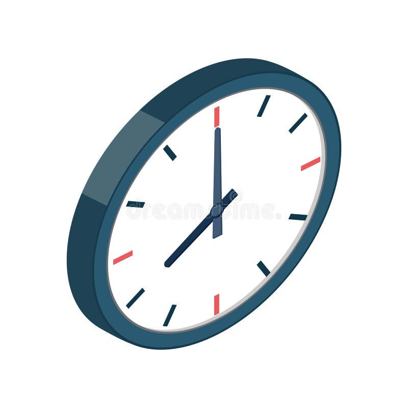 Clock Isometric Stock Illustrations – 18,873 Clock Isometric Stock ...