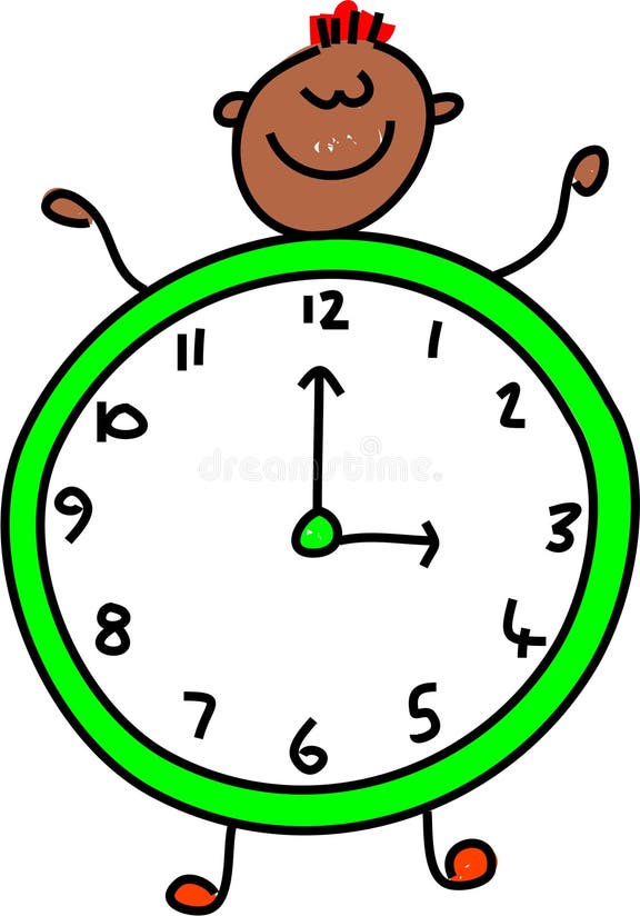 Analogue Clock Child Stock Illustrations – 6 Analogue Clock Child Stock ...