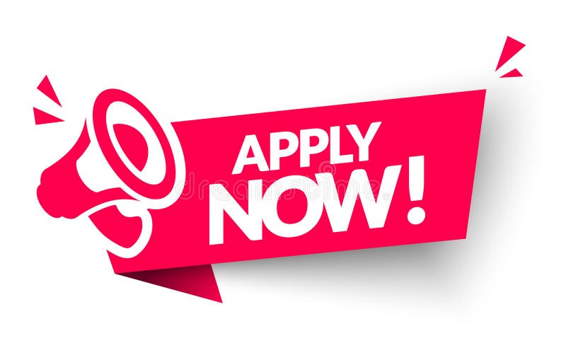 Spech Bubble Label with Text Apply Now Stock Vector - Illustration of ...