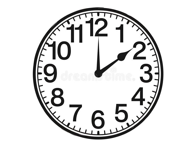 Time Learning Coloring Page Stock Illustrations – 670 Time Learning ...