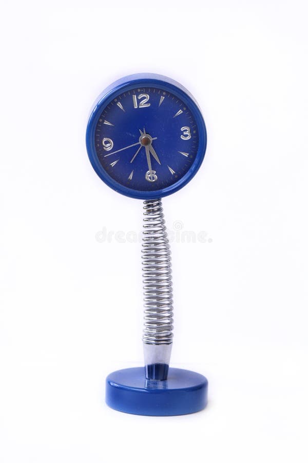 Clock stock photo. Image of little, hour, blue, clock - 32786536