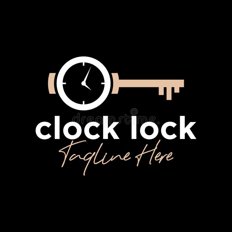 Modern lock shop logo stock vector. Illustration of wrench - 208966804