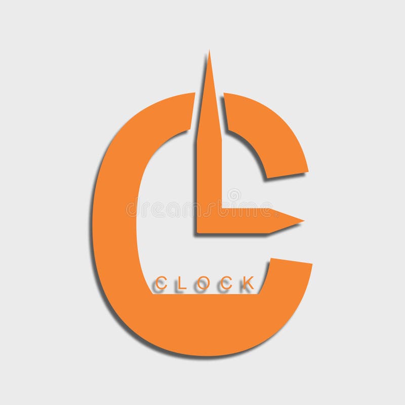 Clock logo clock logo stock vector. Illustration of black - 121765223