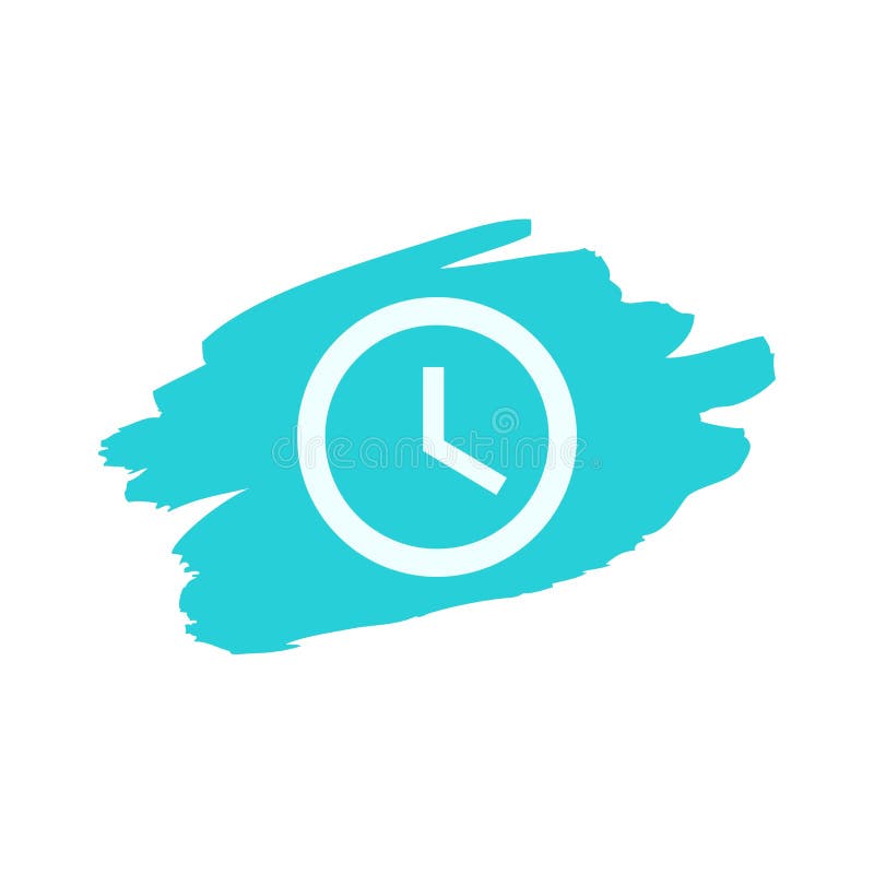 Clock logo design stock illustration. Illustration of logo - 242822525