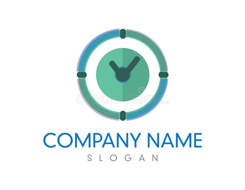 Clock logo clock logo stock vector. Illustration of deadline - 121765249