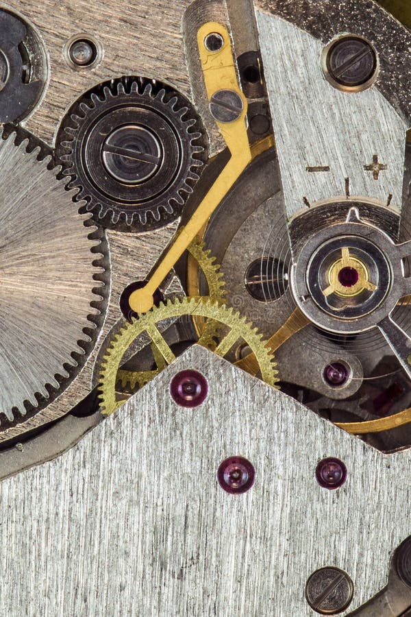 Clock machanism stock photo. Image of metal, ruby, stone - 50755330