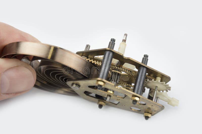 Old clock machine stock photo. Image of laps, circle, mechanic - 7606414