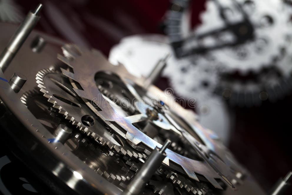 Clock Macro Detailed stock image. Image of face, midnight - 90372813