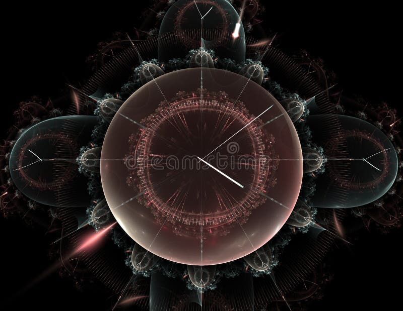 With Clock Magic Potion Isolated in the Cartoon Stock Vector ...