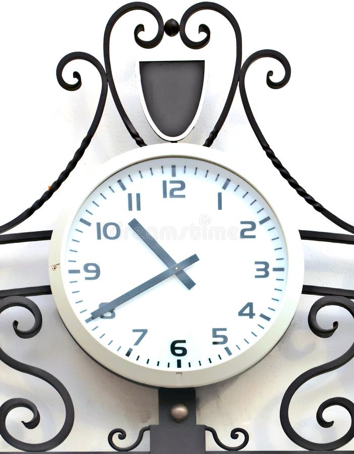 Clock marking the time stock image. Image of logo, modern - 158277199