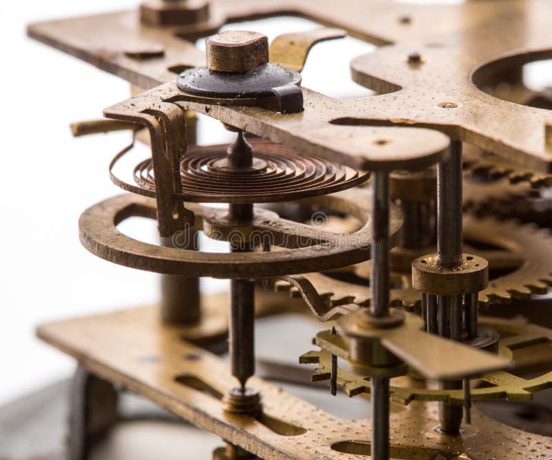 Clock mechanism stock photo. Image of clockworks, inside - 31650444