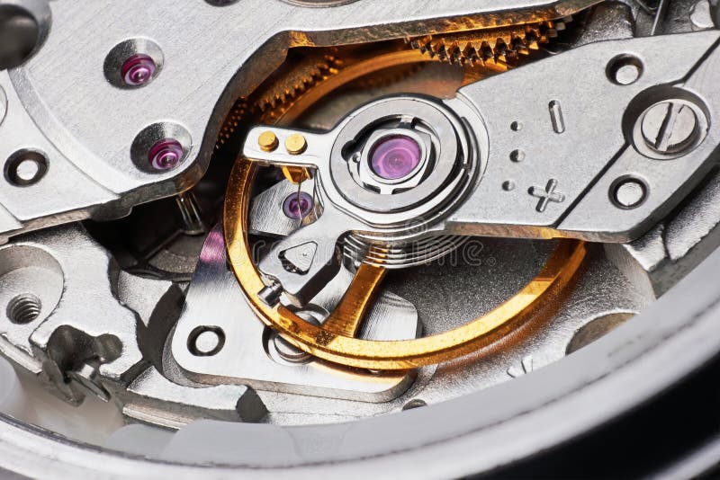 Clock mechanism with gears stock photo. Image of dirty - 51406660