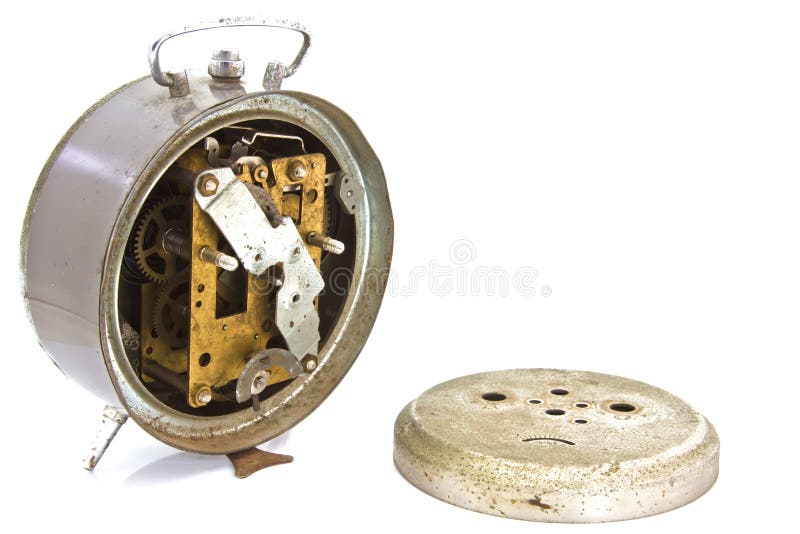 Clock Mechanism Made in the Technique Stock Image - Image of inside ...