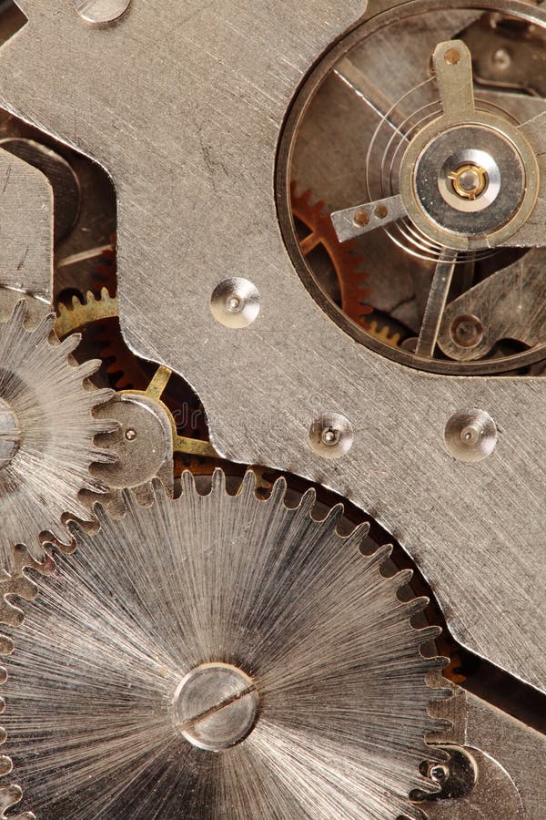 Clock mechanism stock photo. Image of technical, movement - 38195800