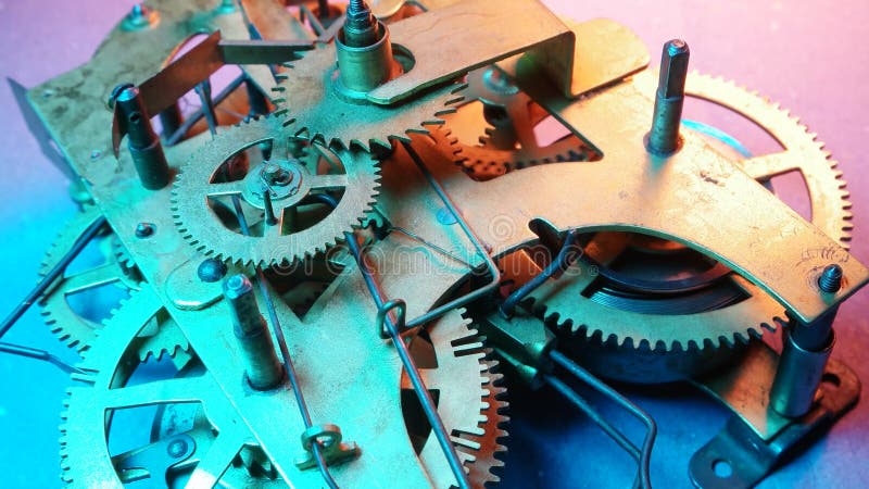 Clock mechanism works stock video. Video of cogs, engineering - 88113787