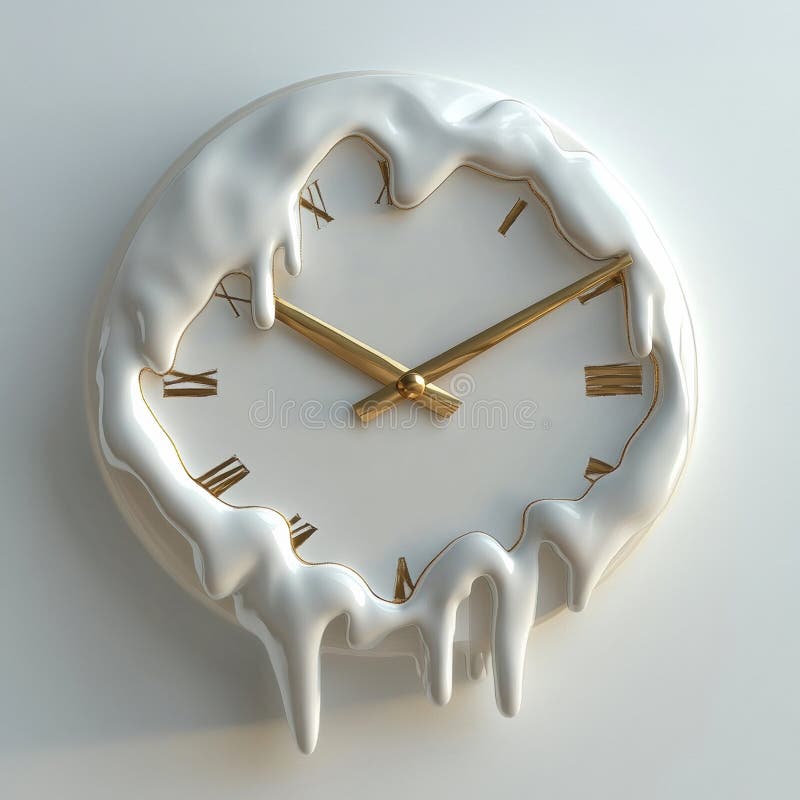 A Clock with Melting Hands Demonstrates the Surreal Passage of Time ...