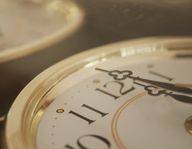 A clock. midnight stock image. Image of elegance, dial - 6887483