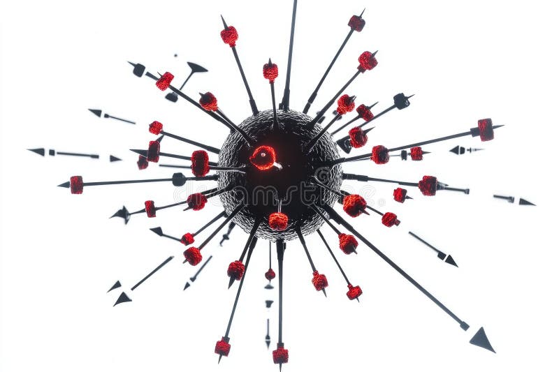 A Clock with Multiple Arrows Pointing at Different Times, Ideal for ...