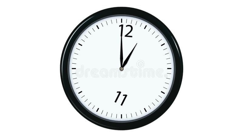 Clock with numbers falling stock image. Image of time - 3786045