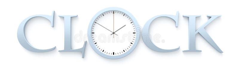 Clock stock illustration. Illustration of second, number - 62846475