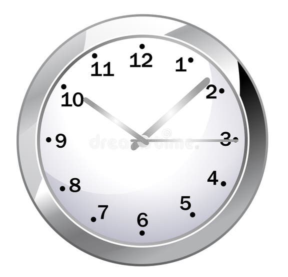 Clock object stock vector. Illustration of deadline, clock - 19438783