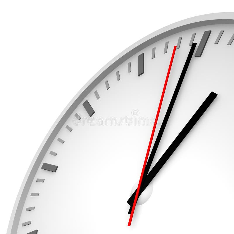 Time Flies Speed Blur Fast Hands Clock Stock Illustration ...