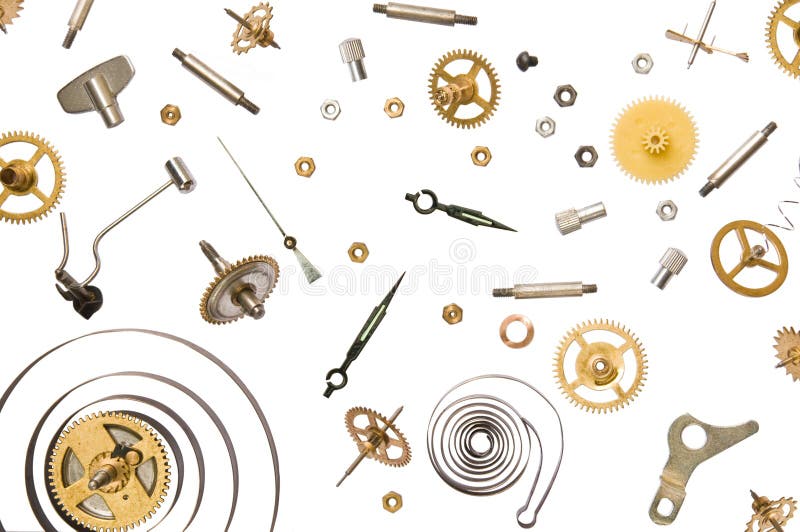 Clock parts stock image. Image of parts, closeup, hands - 32013357