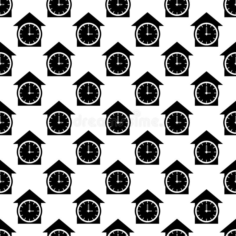 Clock pattern seamless stock vector. Illustration of measurement - 78832706