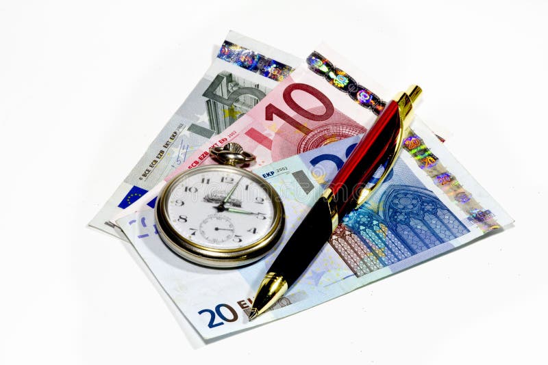 Euro money in purse stock image. Image of expense, currency - 17399337