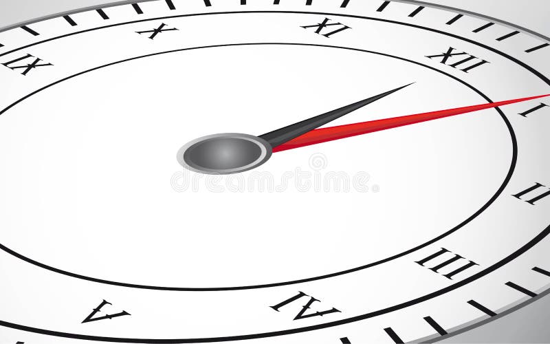 Clock with perspective stock vector. Illustration of dial - 22337101