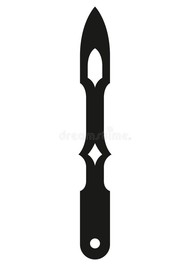 Clock Pointer Arrow. Black Silhouette Chronometer Element. Clock Arm ...