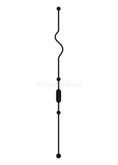 Clock Pointer Arrow. Black Silhouette Chronometer Element. Clock Arm ...