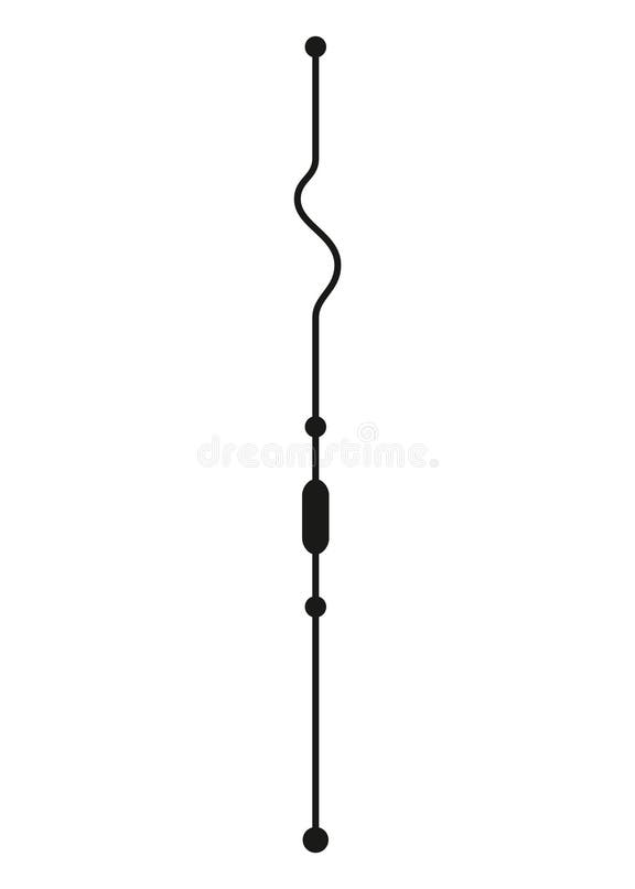 Clock Pointer Arrow. Black Silhouette Chronometer Element. Clock Arm ...