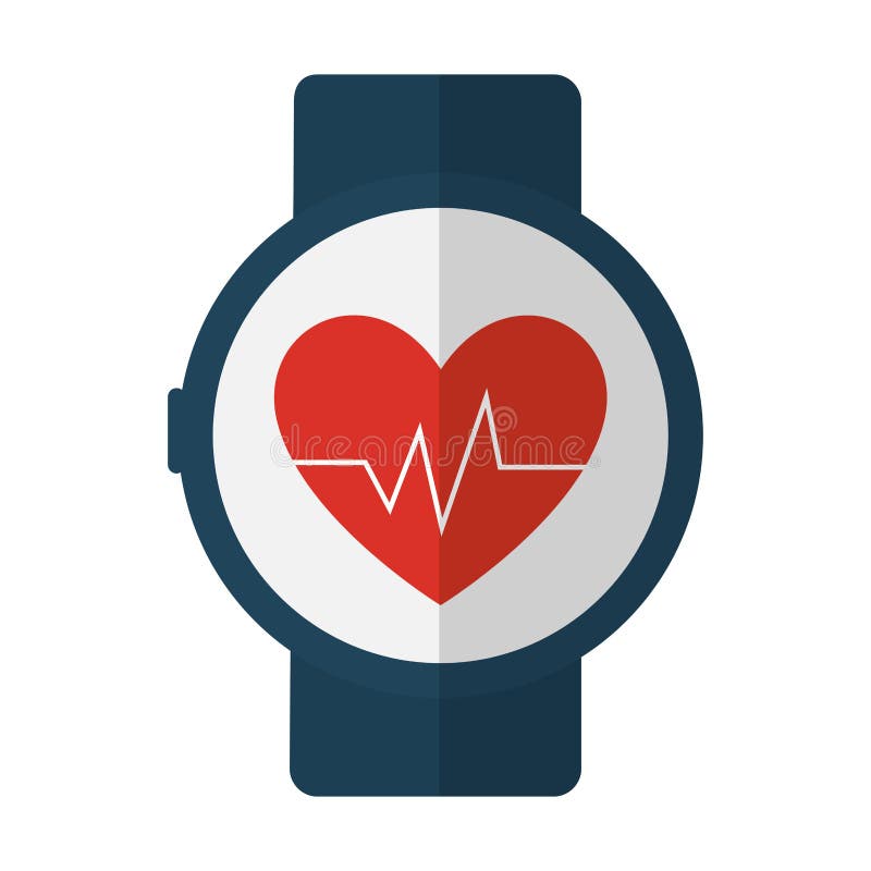 Clock Pulse Meter Isolated Icon Stock Vector - Illustration of object ...