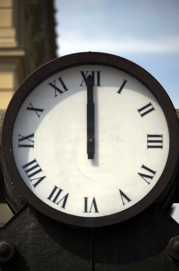 Clock stock photo. Image of midnight, clockhand, closeup - 47982826