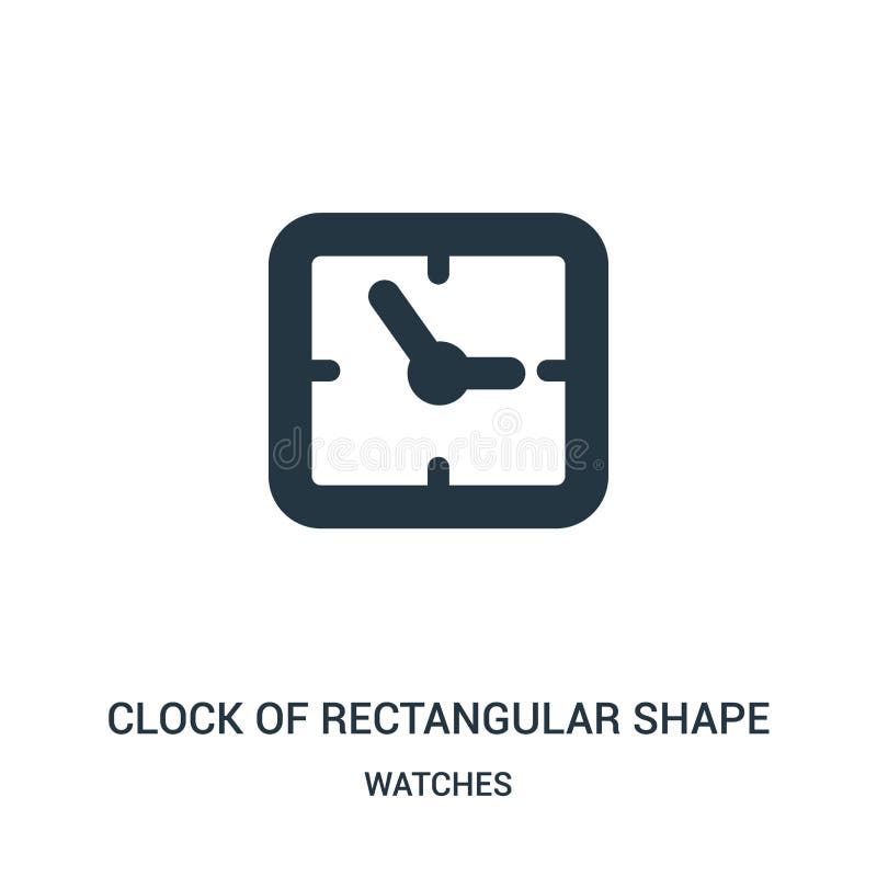 Rectangular Clock Face Stock Illustrations – 65 Rectangular Clock Face ...