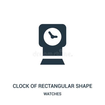Rectangular Clock Face Stock Illustrations – 82 Rectangular Clock Face ...