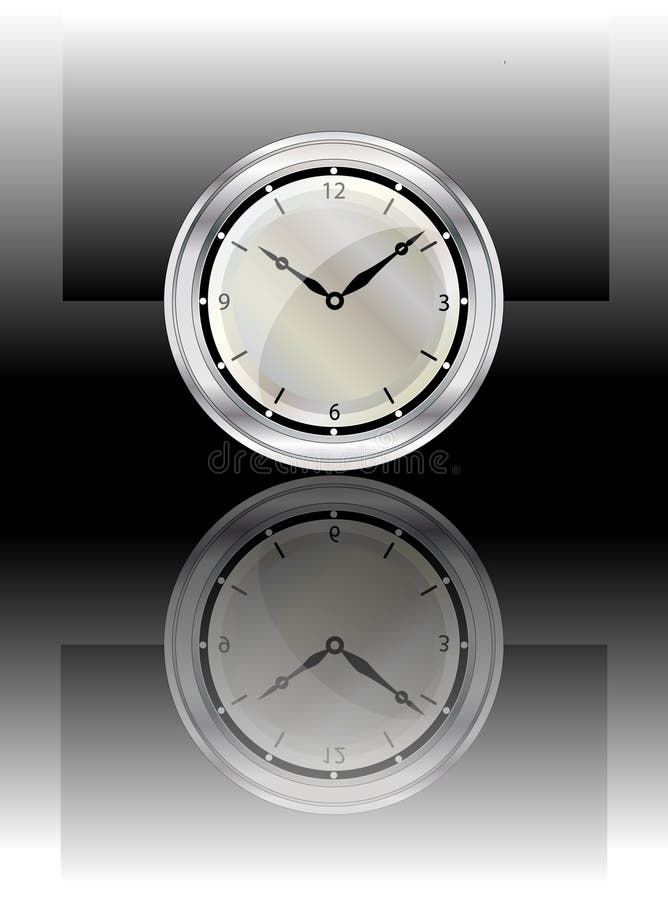 Time clock stock illustration. Illustration of rendering - 3296457