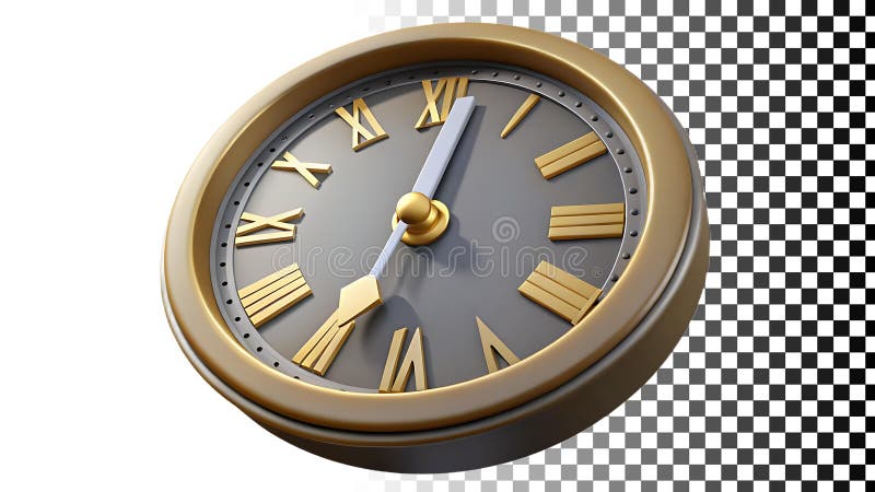 Clock Timekeeping and Watch Face Png Transparent Image Generative AI ...