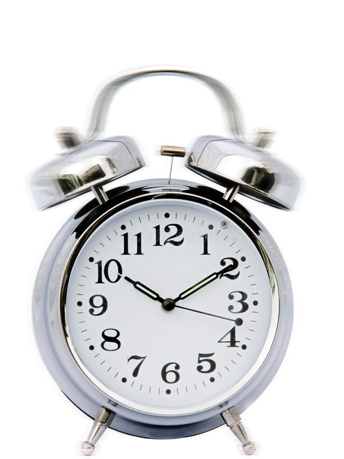Alarm Clock Ringing at 8 O Clock Morning Stock Photo - Image of number ...