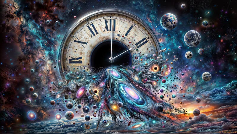 Cosmic Clock Convergence: Roman Numerals, Planets, Stars, and Galaxy in ...