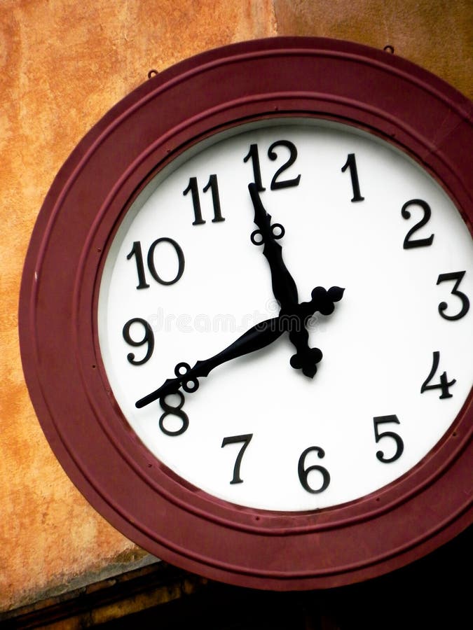 Clock in Rome stock image. Image of clock, situation - 49435643