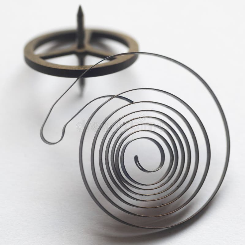 Clock S Spring and Gyroscope Stock Image - Image of gears, gear: 37901943