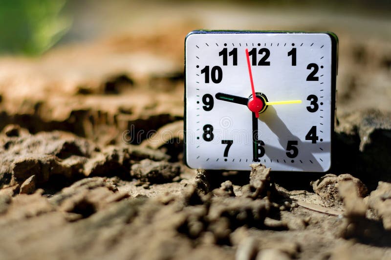 The Clock is Set with Nature. Stock Photo - Image of season, autumn ...