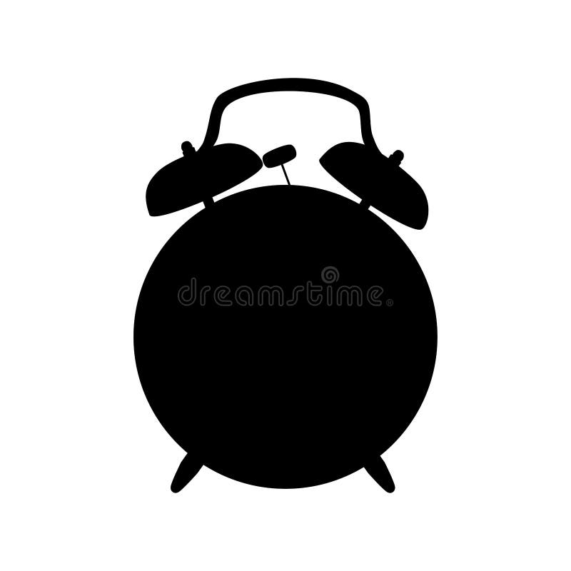 Clock Shadow Icon,Black Silhouette Clock Stock Vector - Illustration of ...
