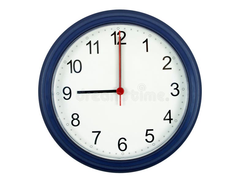 Clock Showing 9 O'clock Royalty Free Stock Photo - Image: 305385 Clock Showing 9 O'clock Royalty Free Stock Photo - Image: 305385