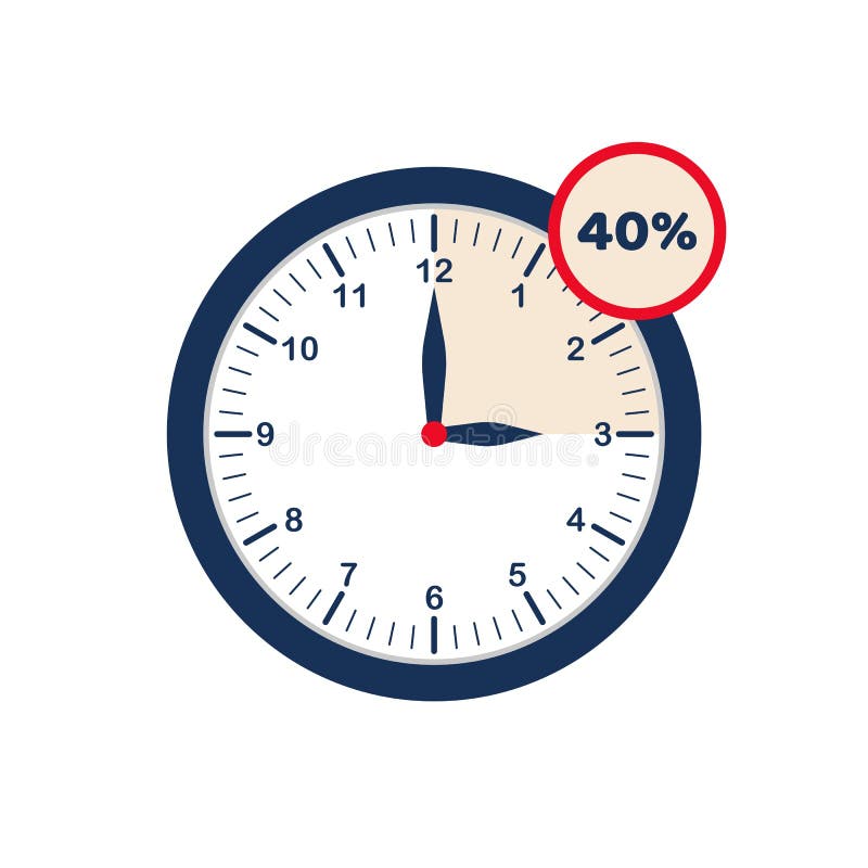 Clock Showing Discounted Time. Limited Time Offer. Hour Interval with ...