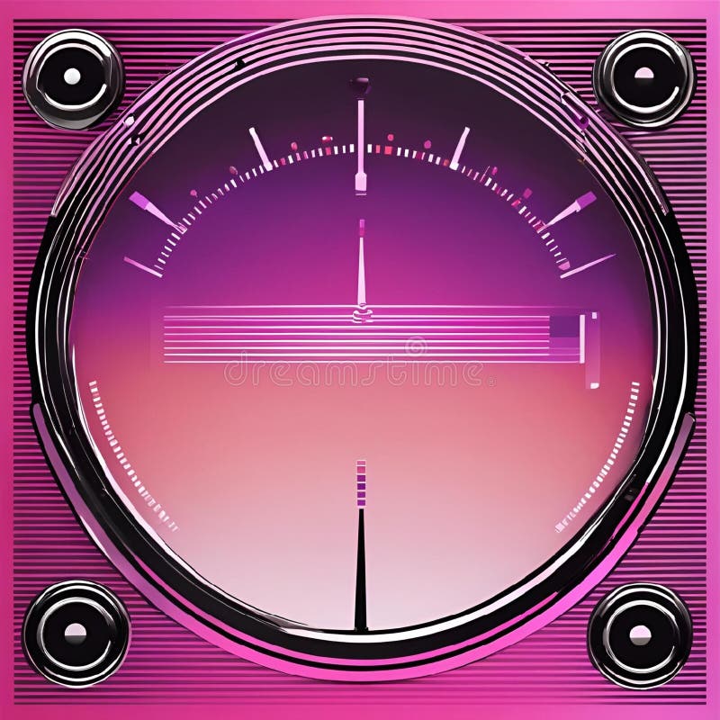 The Clock is Showing an Eiff Tower at Sunset Above it Stock ...